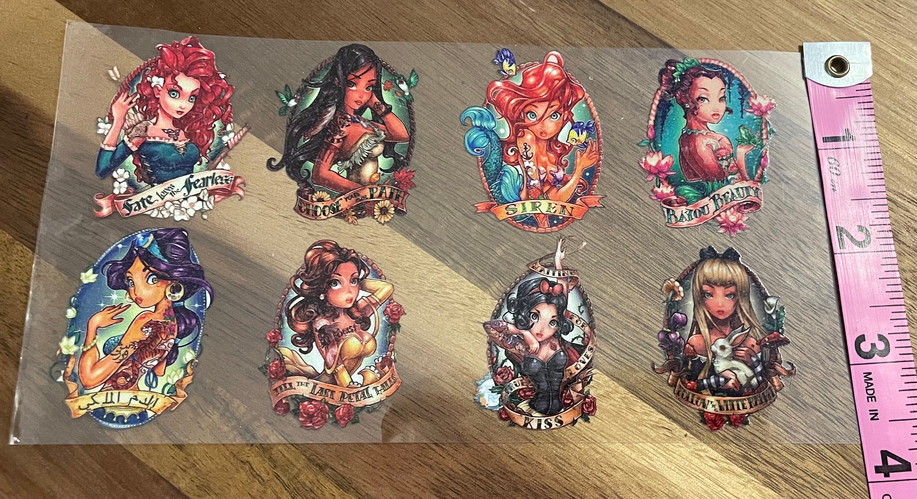 UV DTF Princess Gone Bad 2 Decals. - Etsy