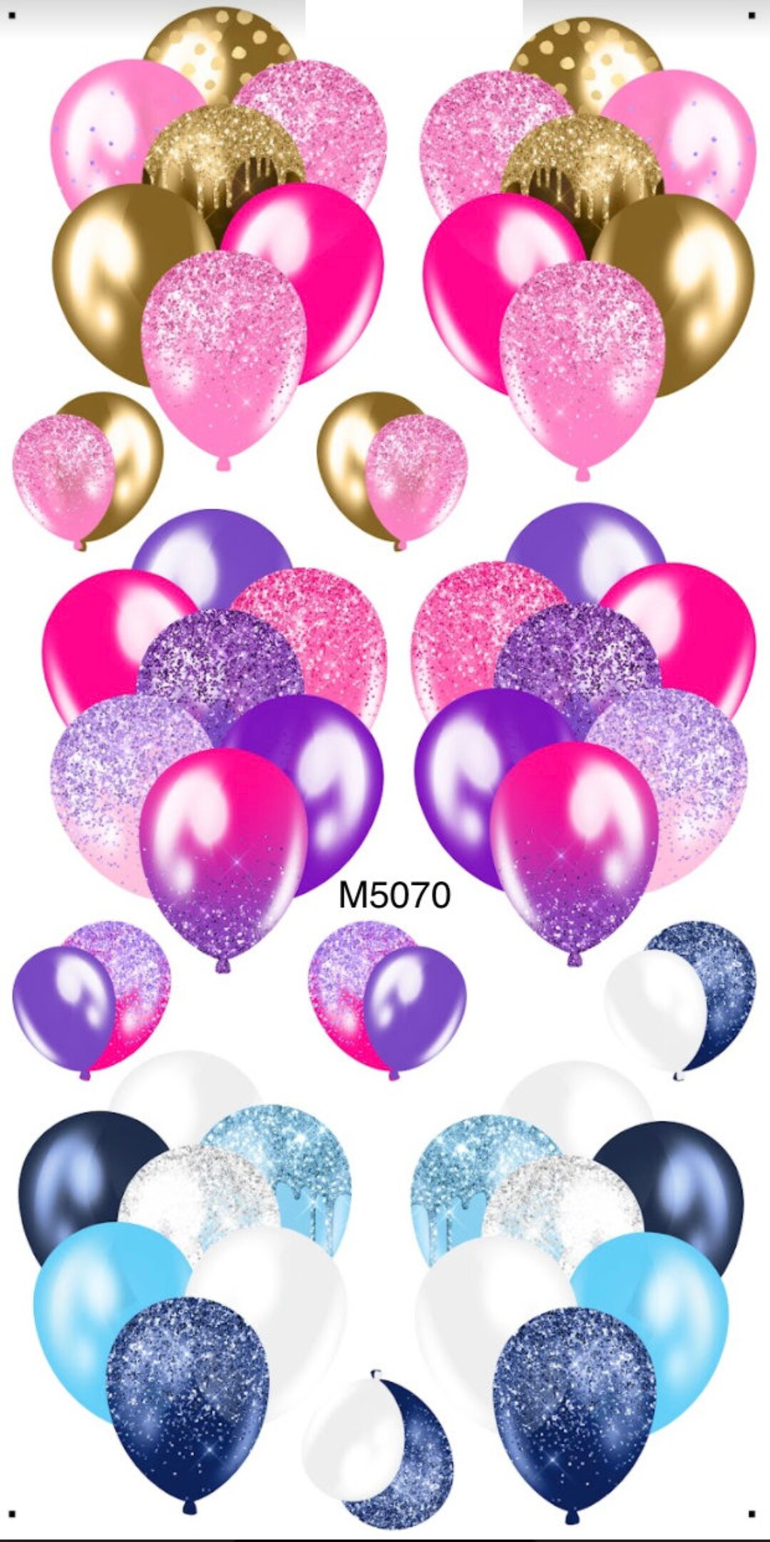 BALLOON BUNDLE SALE Discounted Balloons Yard Cards M5070FS - Etsy