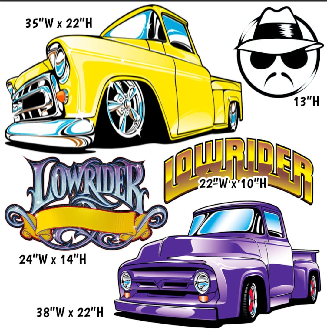 Lowrider, Trucks, Flames, Graffiti, Yard Cards, Lawn Signs (M569HS) - Etsy