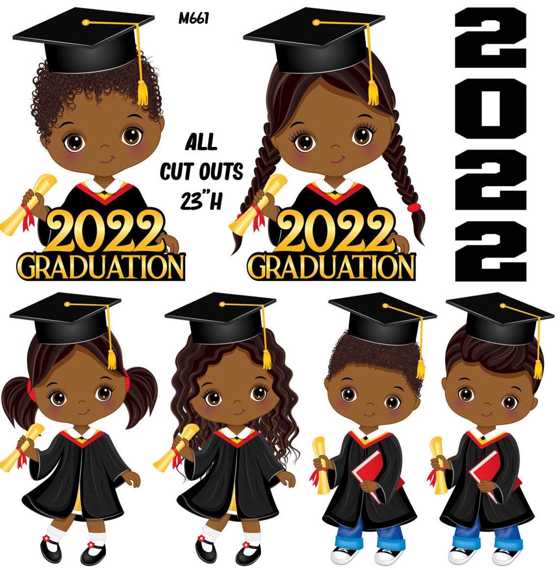 Congrats, Graduation, Kids, POC, Children, Elementary, 2022, Party ...