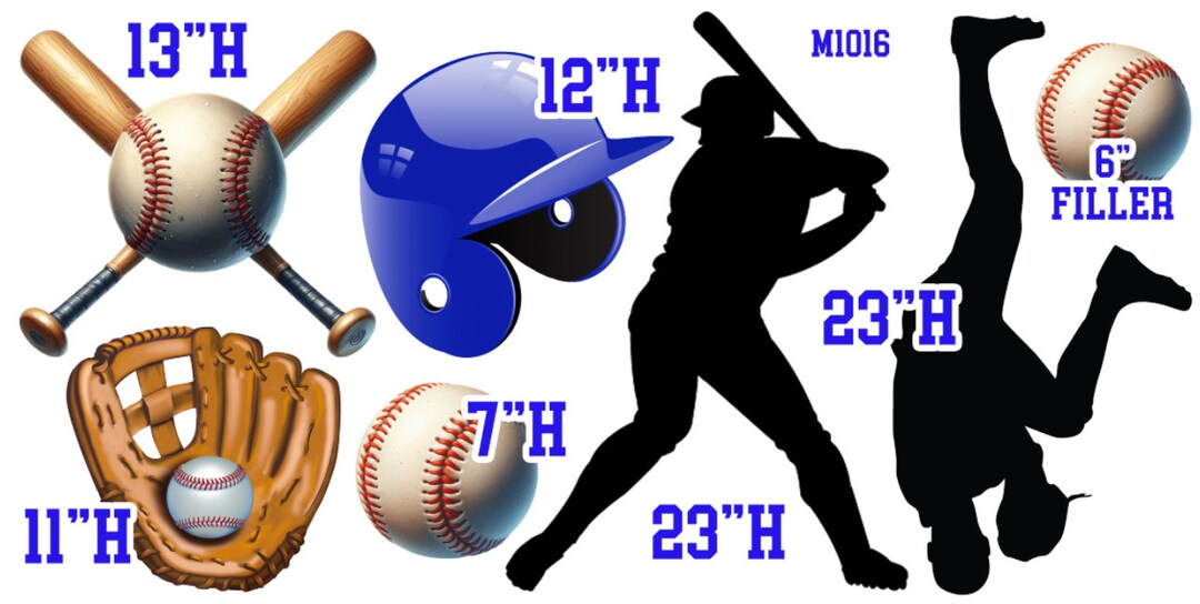 Baseball, Signs, Party Decor, Pitcher, Batter, Silhouette, Yard Cards ...