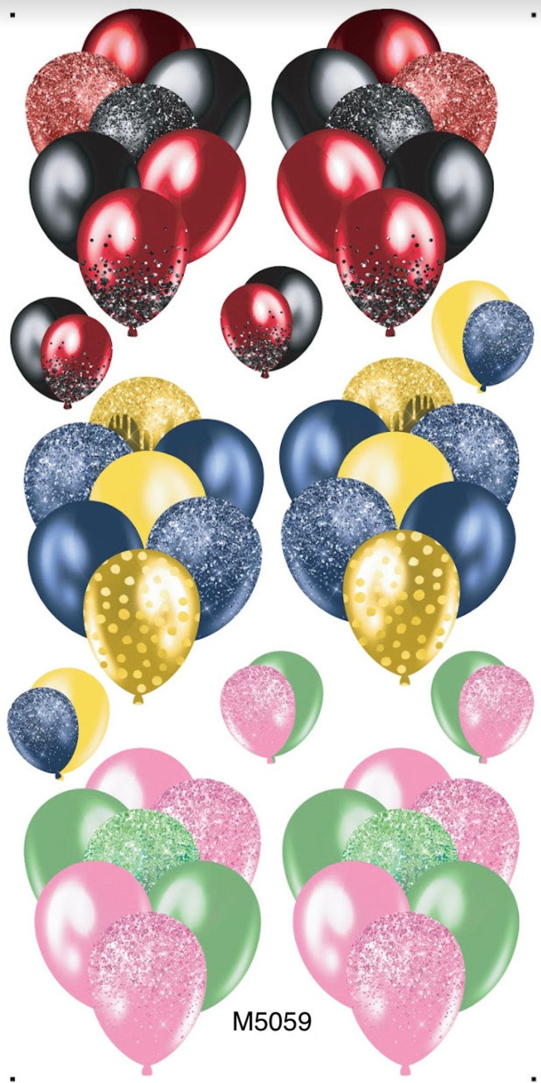 BALLOON BUNDLE SALE Discounted Balloons Yard Cards M5059FS - Etsy