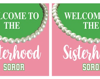 Sorority Welcome Signs - Etsy
