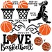 Basketball Girl Yard Card, Lawn Sign Glitter, Love - Etsy
