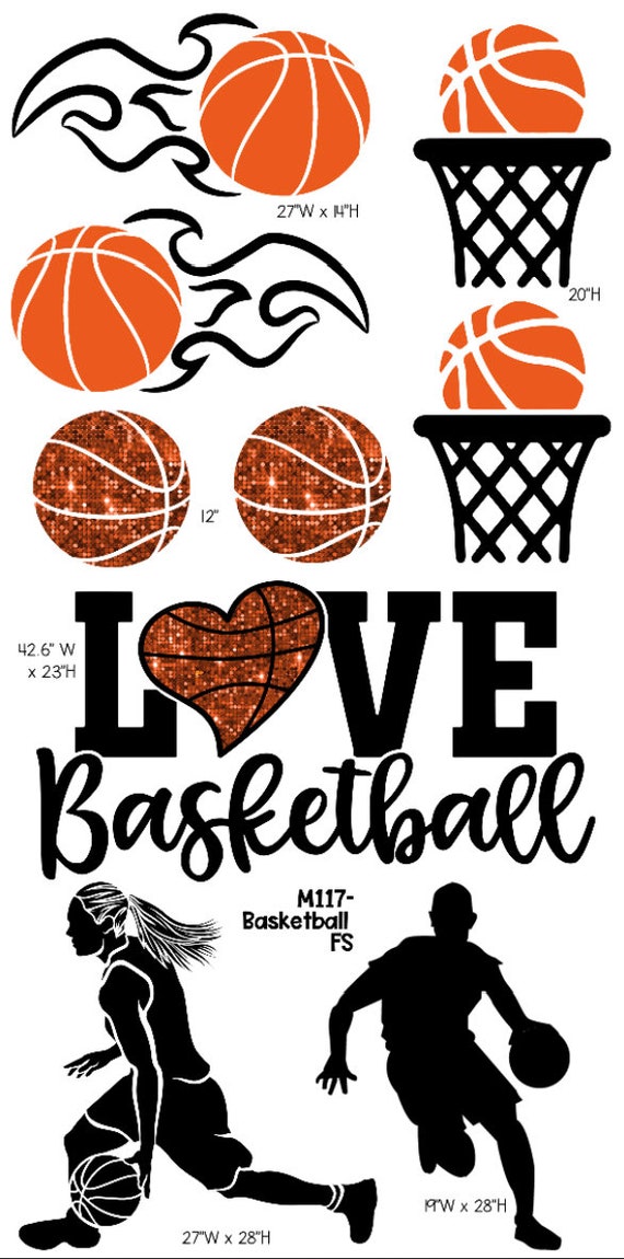 Basketball Boy Girl Yard Cards M117 FS | Etsy