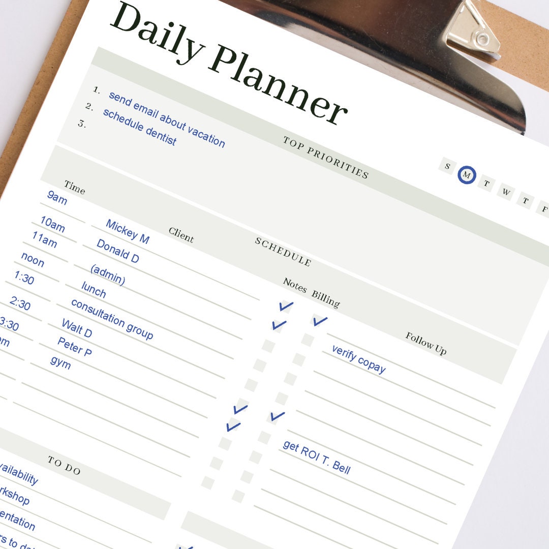 Planner for Therapists | Counselor Planner | Psychologist Planner ...