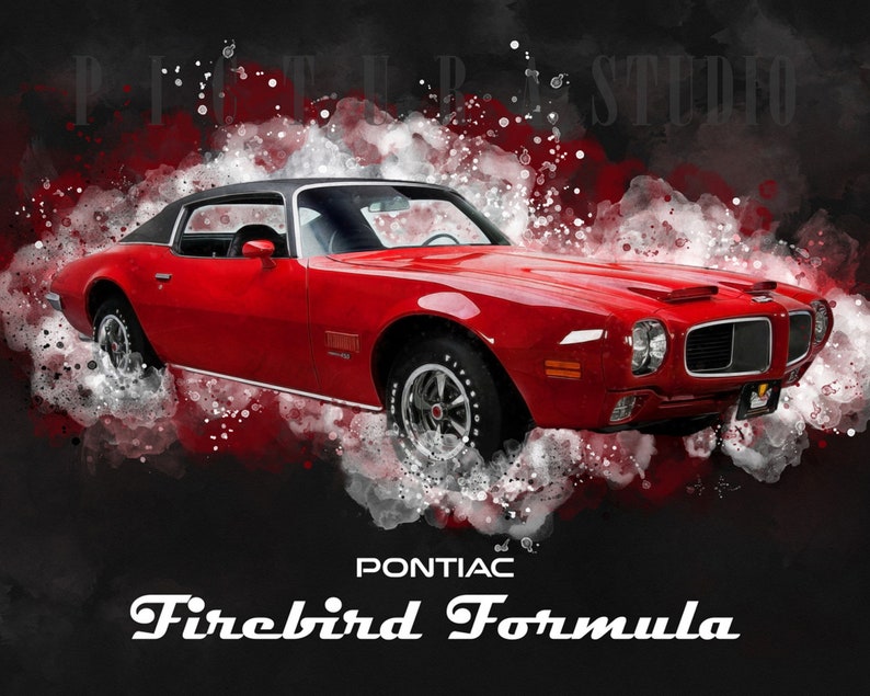 Pontiac Firebird Formula | Premium Poster I - Etsy
