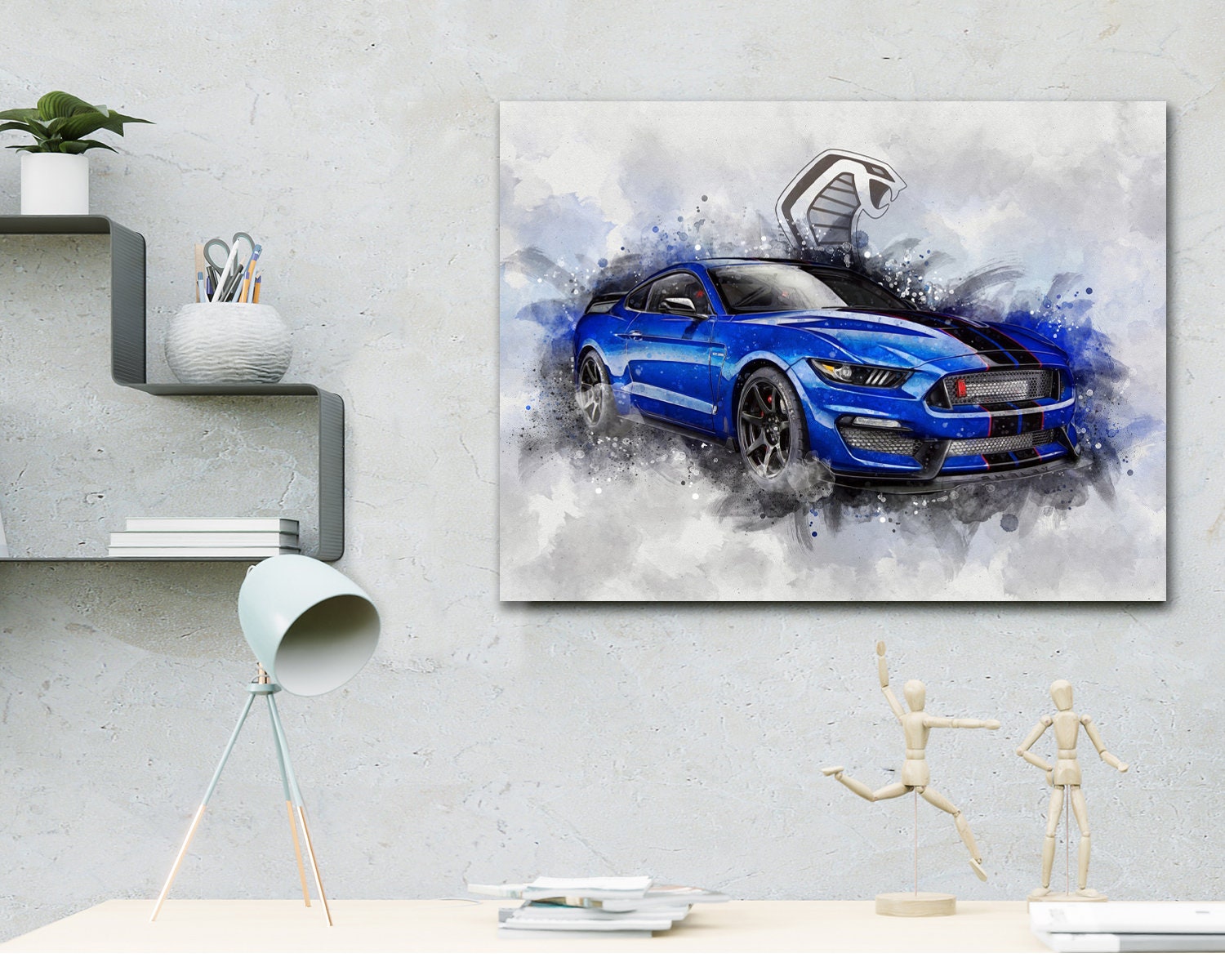 Mustang Shelby GT350 Premium Poster IV - Etsy