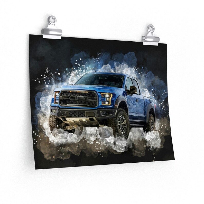 Ford F-150 Raptor Premium Poster II - Etsy