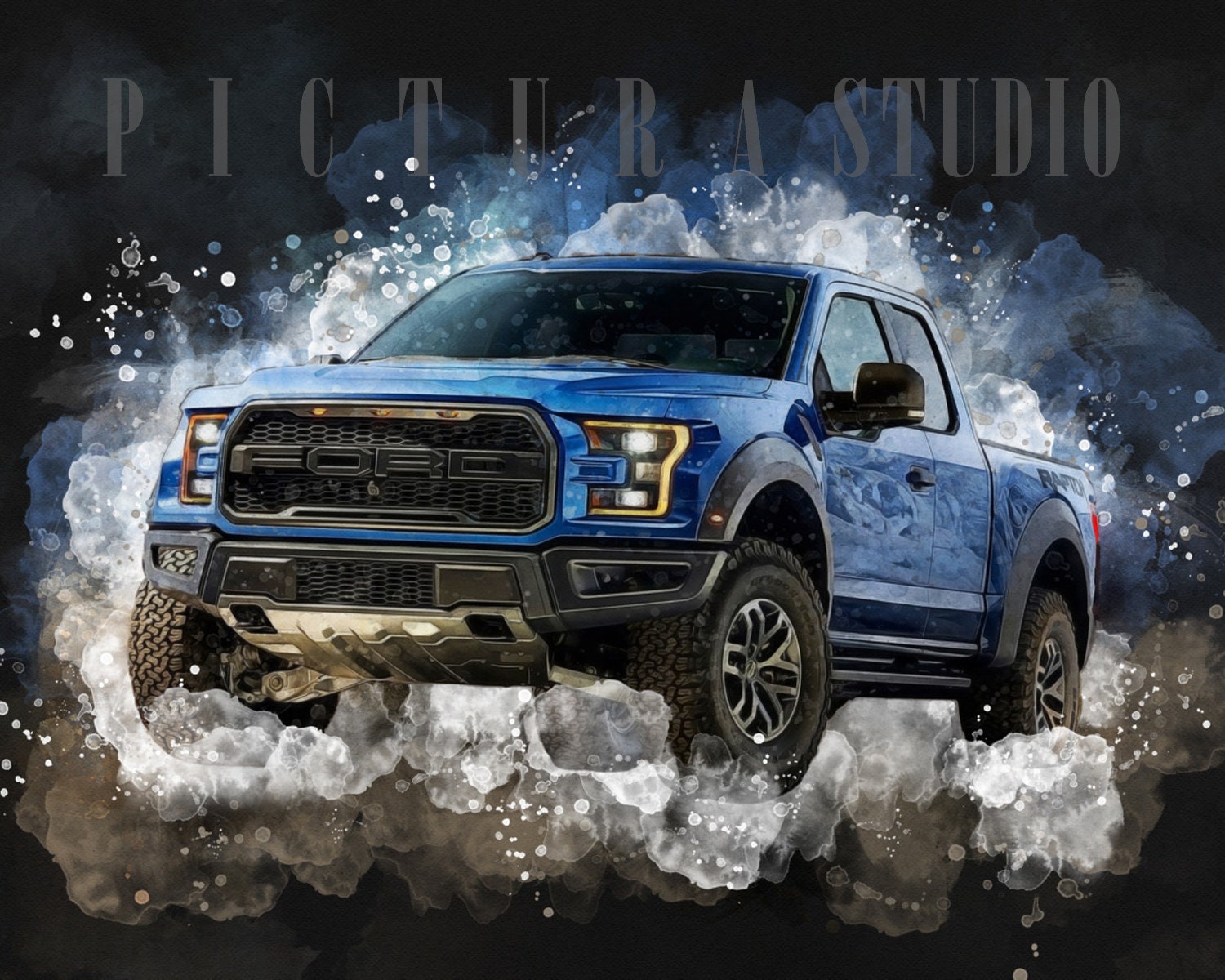 Ford F-150 Raptor Premium Poster II - Etsy