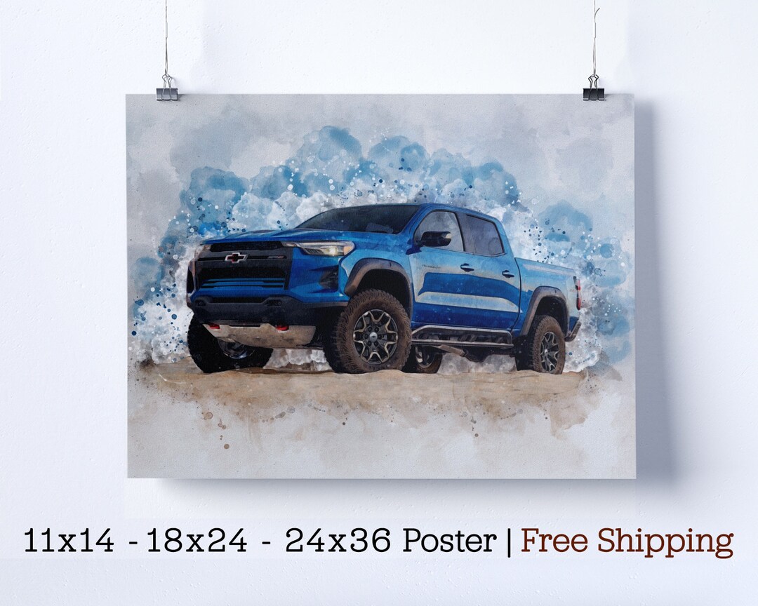 Chevrolet Colorado Premium Poster III - Etsy Australia