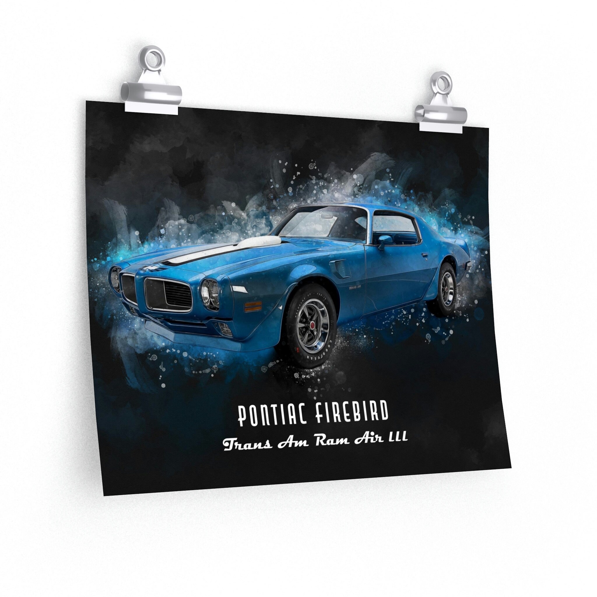 Pontiac Firebird Premium Poster I - Etsy