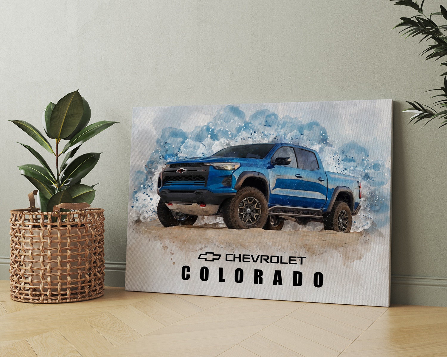 Chevrolet Colorado ZR2 Matte Canvas Art - Etsy