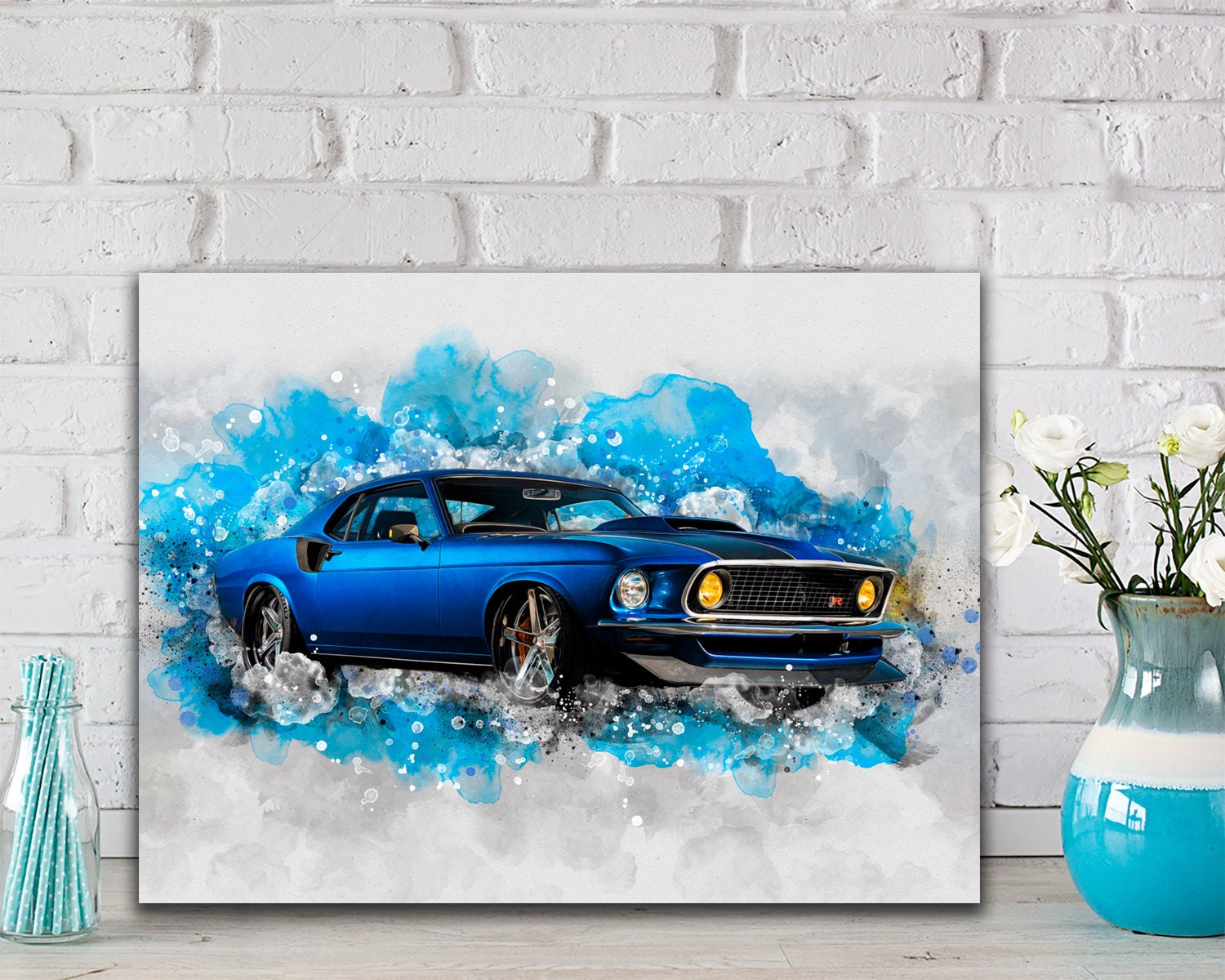 Ford Mustang Premium Poster III - Etsy
