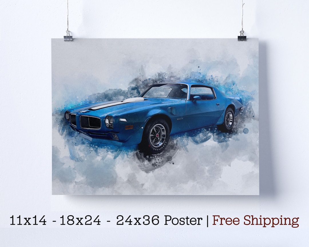 Pontiac Firebird Premium Poster III - Etsy