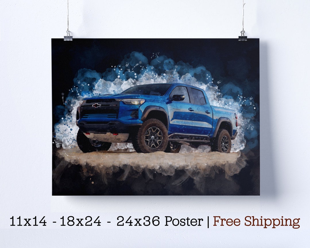 Chevrolet Colorado Premium Poster II - Etsy