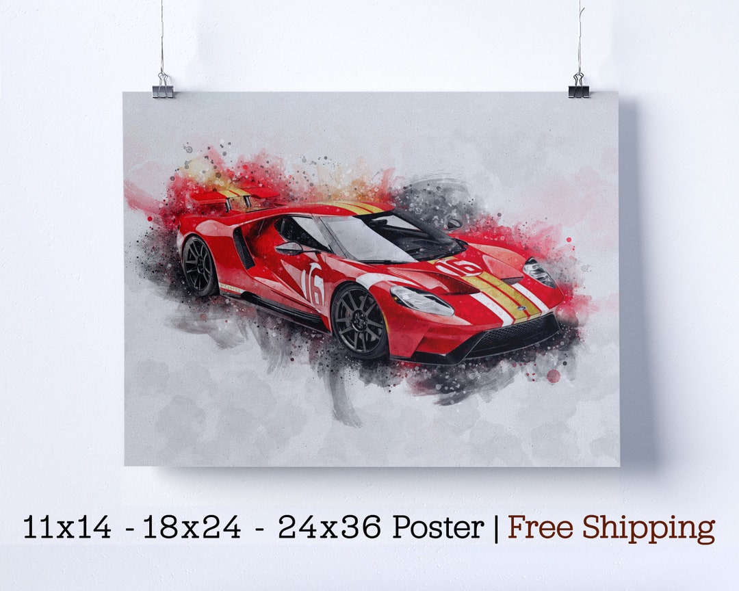 Ford GT Premium Poster III - Etsy