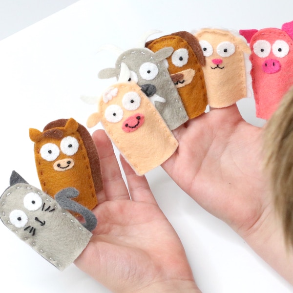 Animal Finger Puppet - Etsy