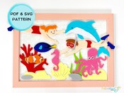 Seven Dinosaurs Felt Board Pattern With SVG File, Easy to Make Set for ...