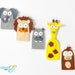 Jungle Animals Finger Puppets Felt Pattern PDF and SVG Safari Playtime ...