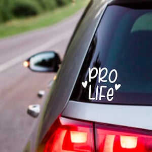Pro-life Decal Car Decal - Etsy