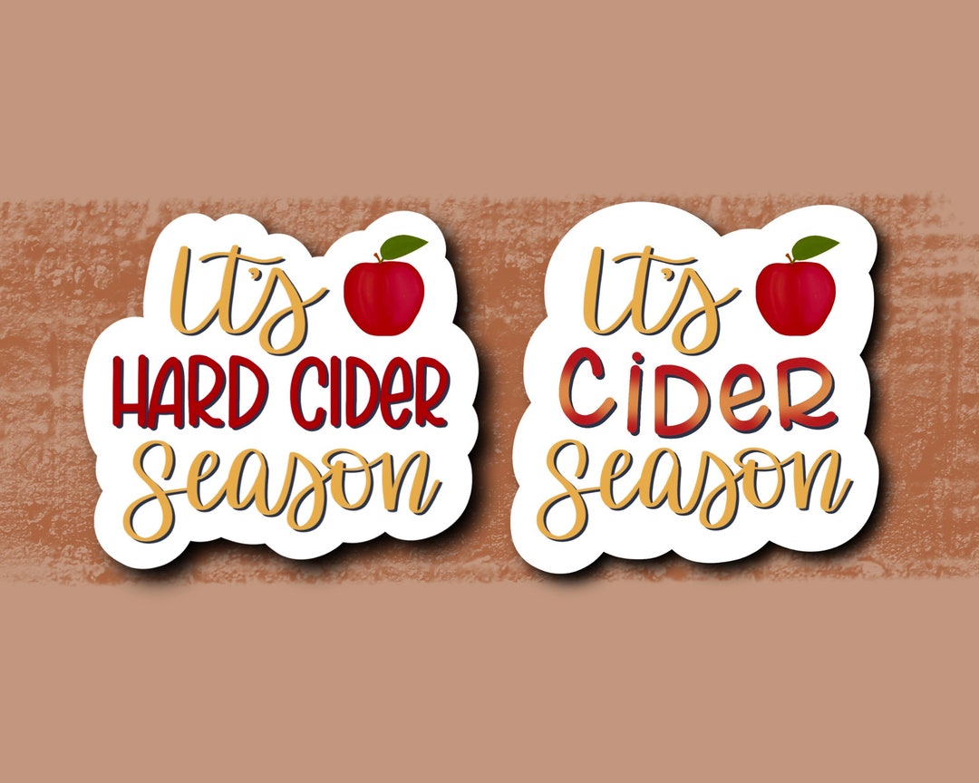 Cider Season Sticker Fall Sticker - Etsy