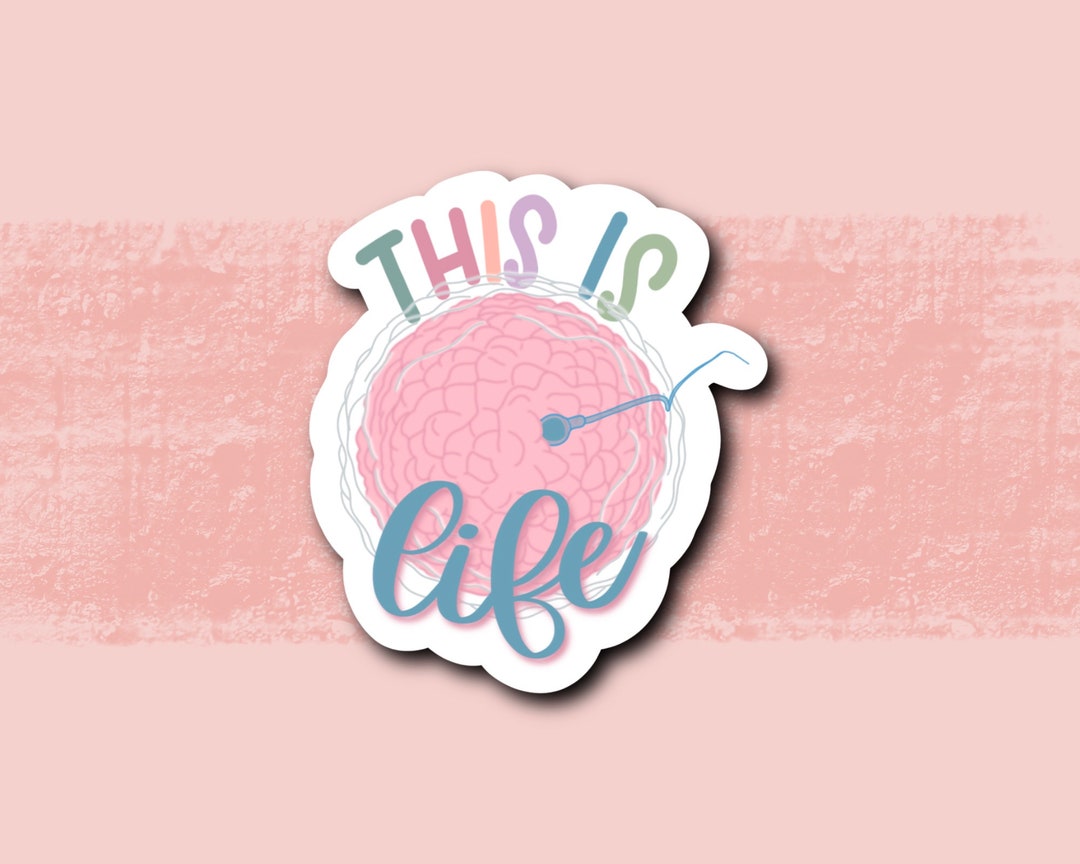 This is Life Sticker Pro-life Activism - Etsy