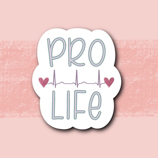 Pro Life Decals - Etsy