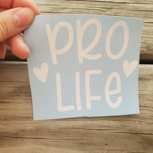 Pro-life Decal Car Decal - Etsy