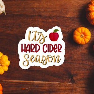 Cider Season Sticker Fall Sticker - Etsy