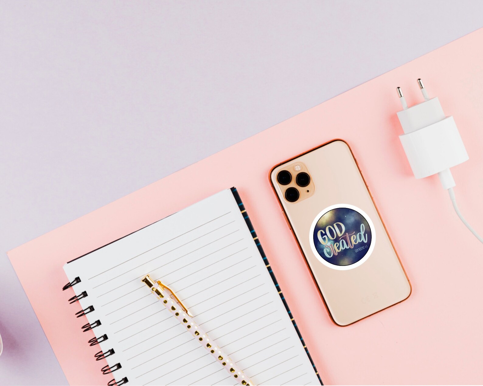 God Created Sticker Genesis - Etsy