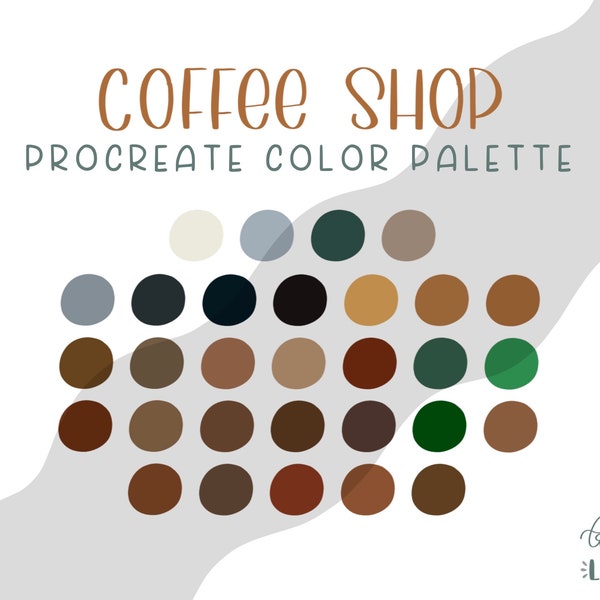 Swiss Coffee Palette - Etsy
