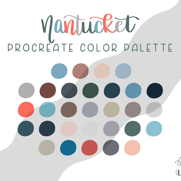 Nantucket Color Palette - Etsy
