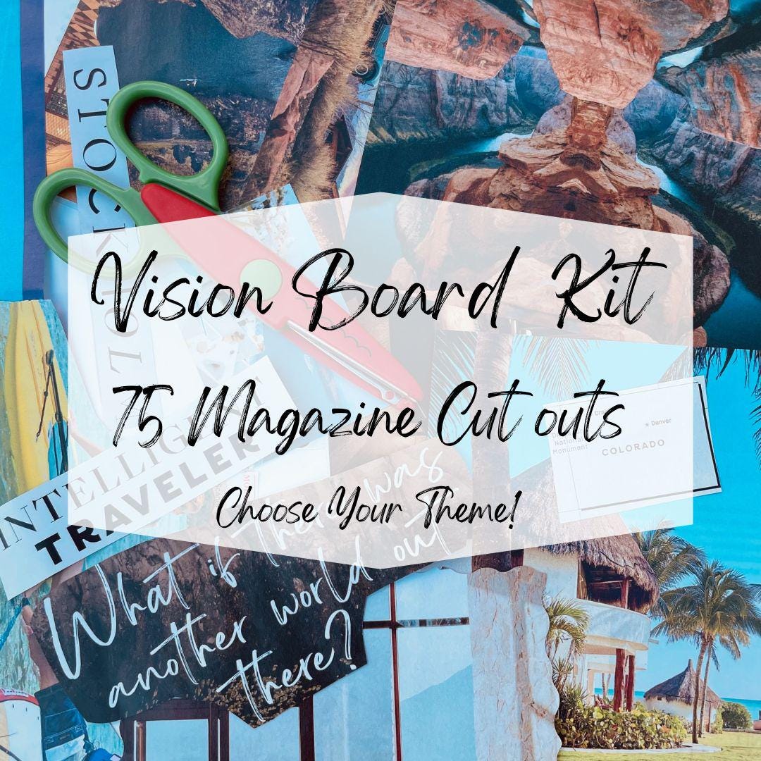 Vision Board Cut Outs - Etsy
