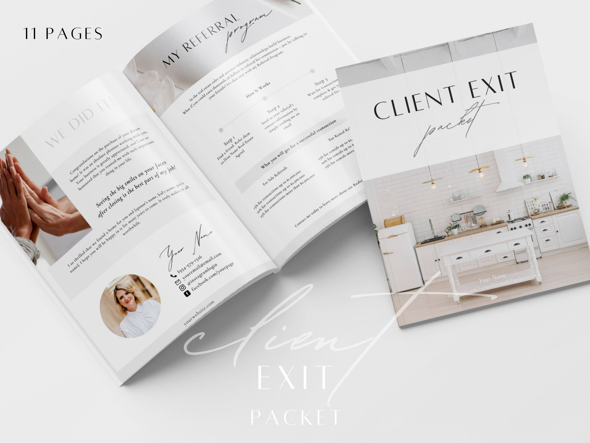 Real Estate Buyer & Seller Exit Packet | Realtor Content Marketing ...