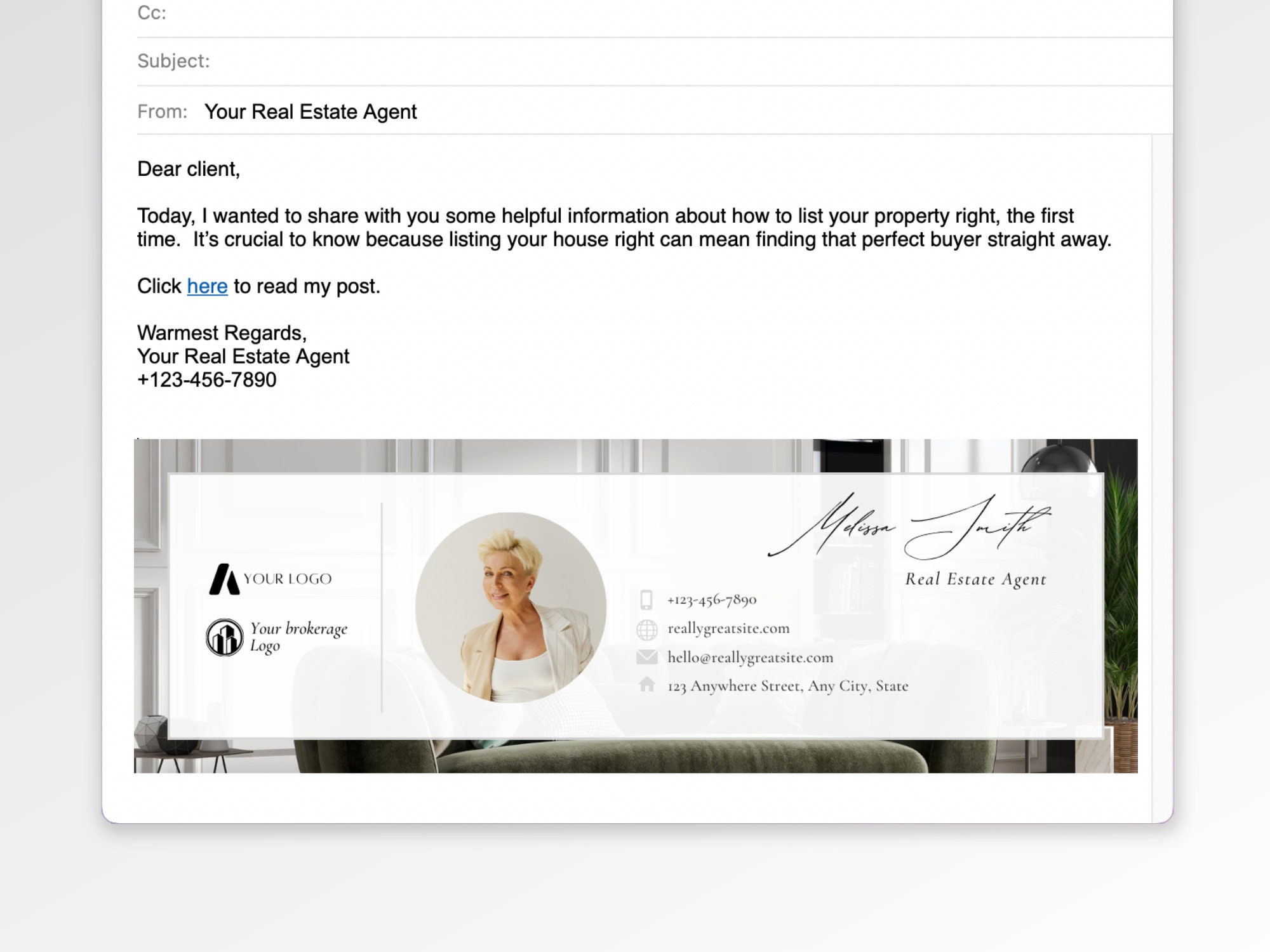 3 Email Signature Templates | Realtor Marketing, Real Estate Agent ...