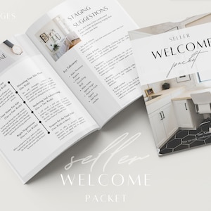 Real Estate Seller Welcome Packet Real Estate Marketing New - Etsy