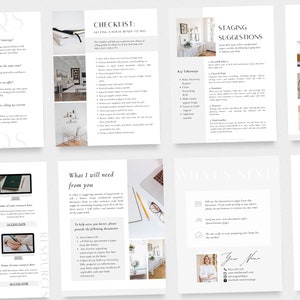 Real Estate Seller Welcome Packet | Real Estate Marketing, New Client ...