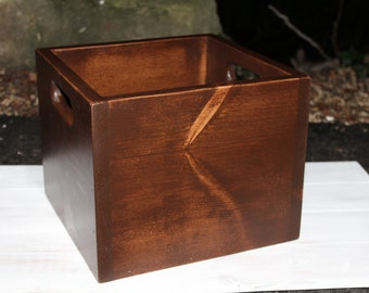 Wood Storage Cube | Etsy