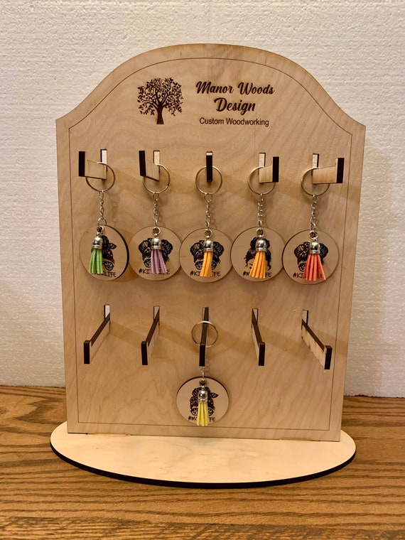 Keychain Display Stand SVG File, 45% OFF