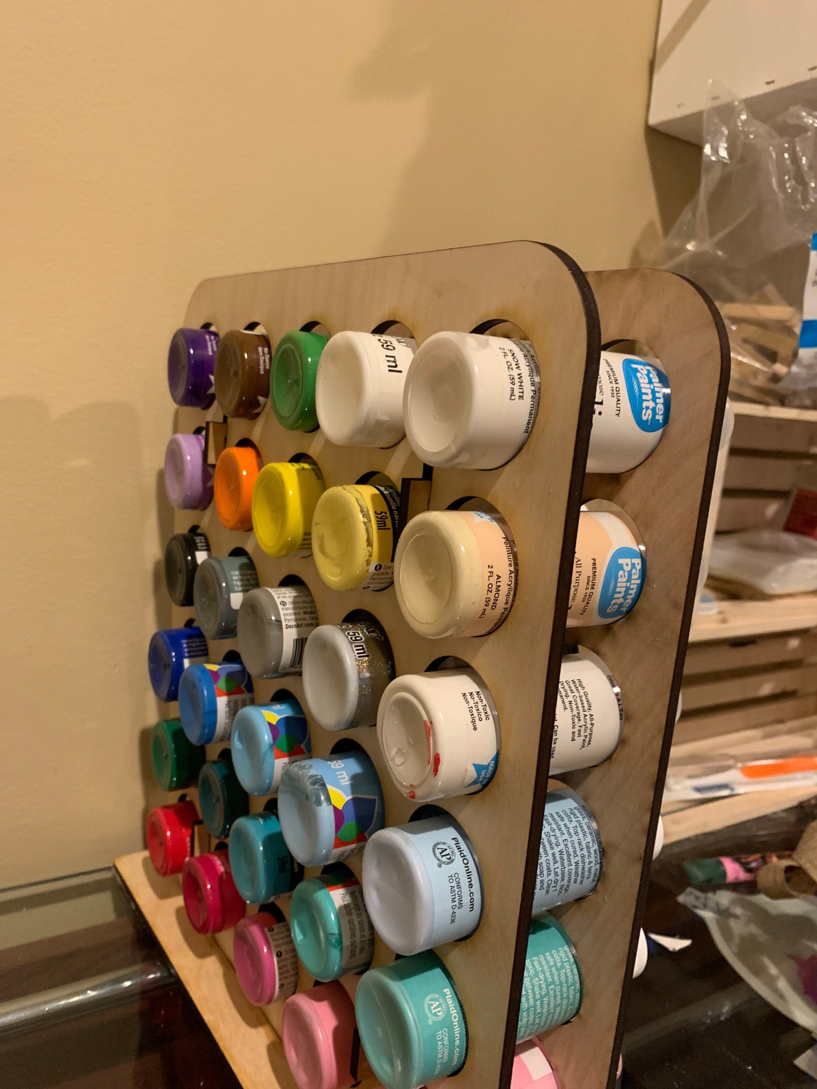 2oz Paint Bottle Holder Digital Download | Etsy