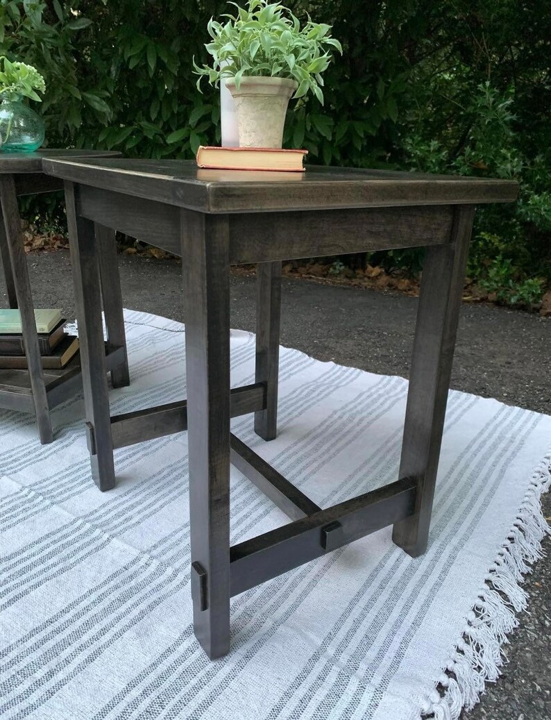 Solid Maple End Tables Handmade Solid Hardwood End Tables - Etsy