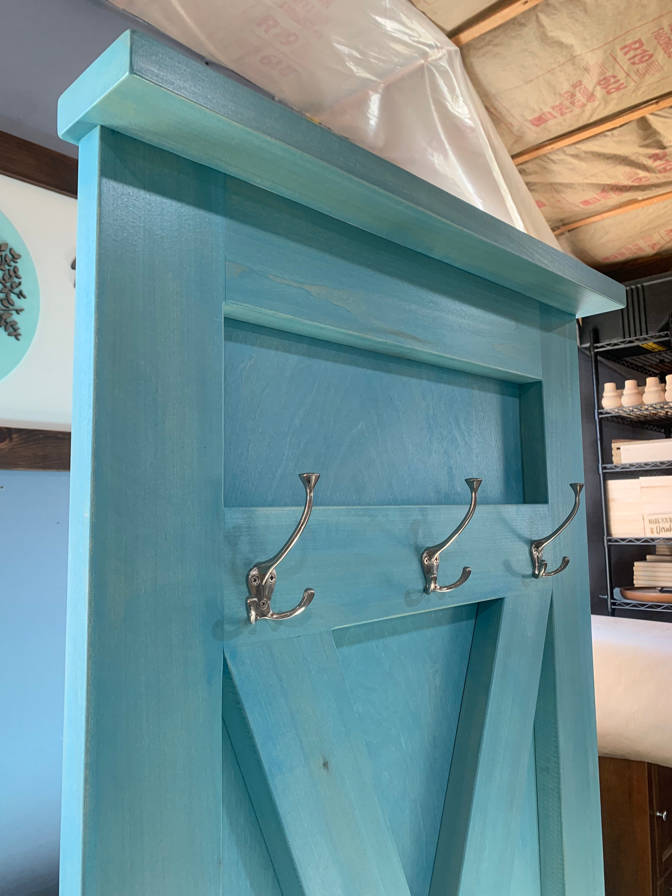 The Key West Hall Tree | Mud Room Locker | Coat Rack - Etsy
