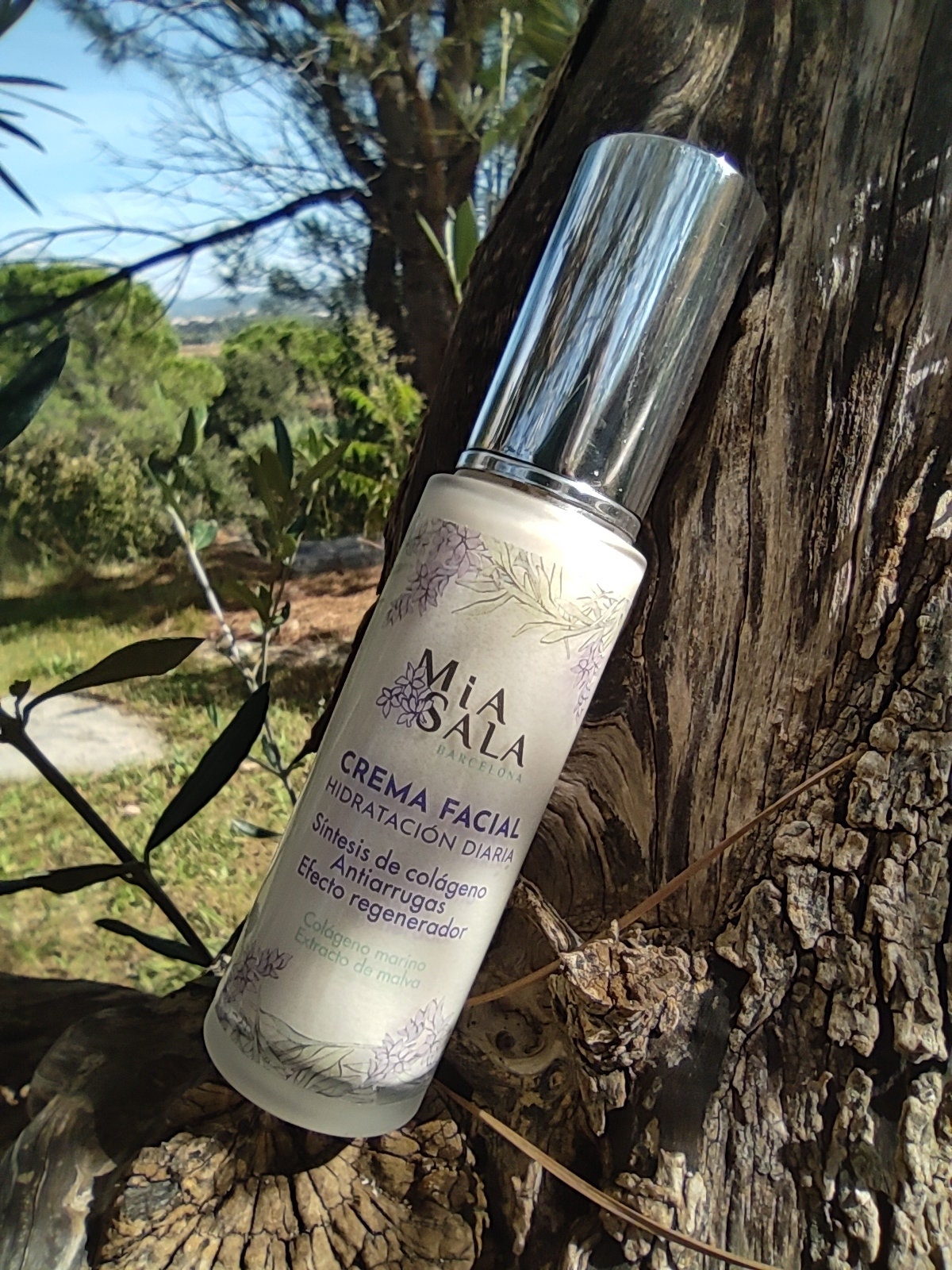 Crema facial hidratante antiarrugas con colageno marino ...