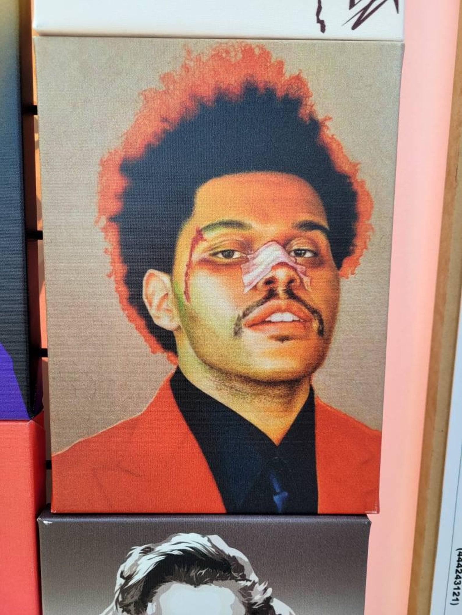The Weeknd Colorpencil Portrait Canvas Print - Etsy