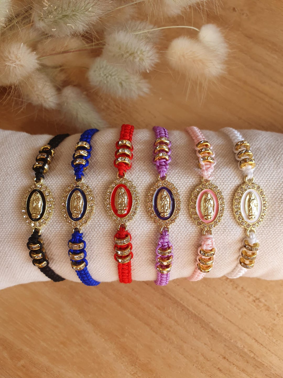 Madonna Medal Bracelet Catholic Jewelry Protection Bracelet Christian ...