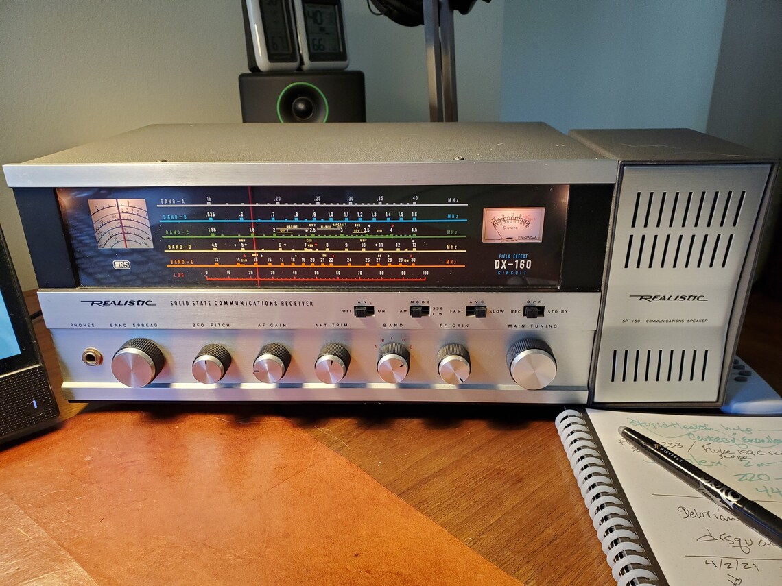 REALISTIC DX-160 like new condition has been resoldered and | Etsy