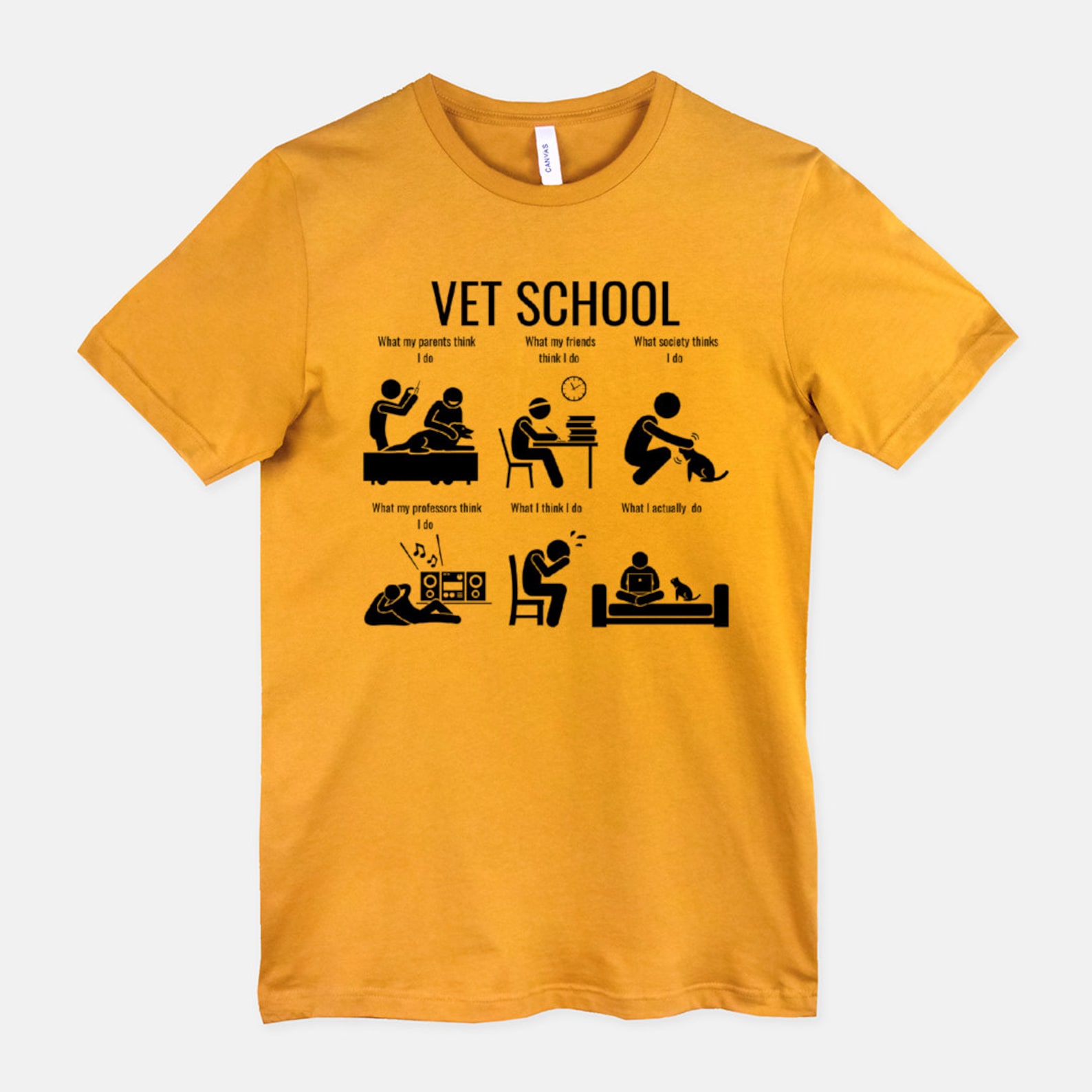 Vet Student Shirt Veterinarian Meme Funny Vet Student Shirt | Etsy