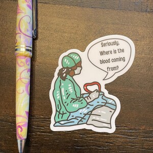 Surgeon Sticker 5-pack,funny Doctor Sticker Pack,surgeon Stickers ...