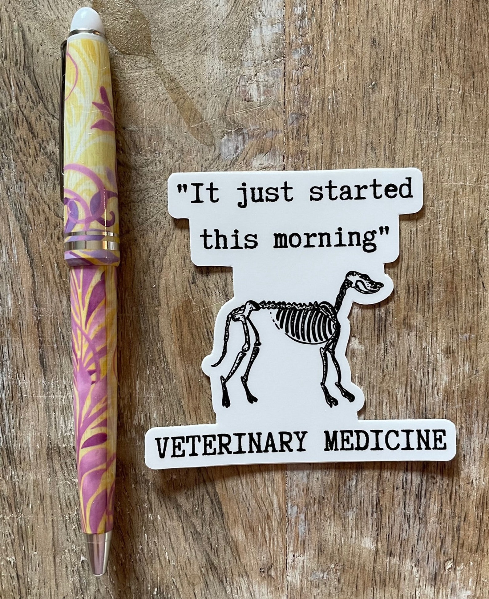 Veterinarian Sticker Dog Sticker Vet Tech Sticker Vet | Etsy